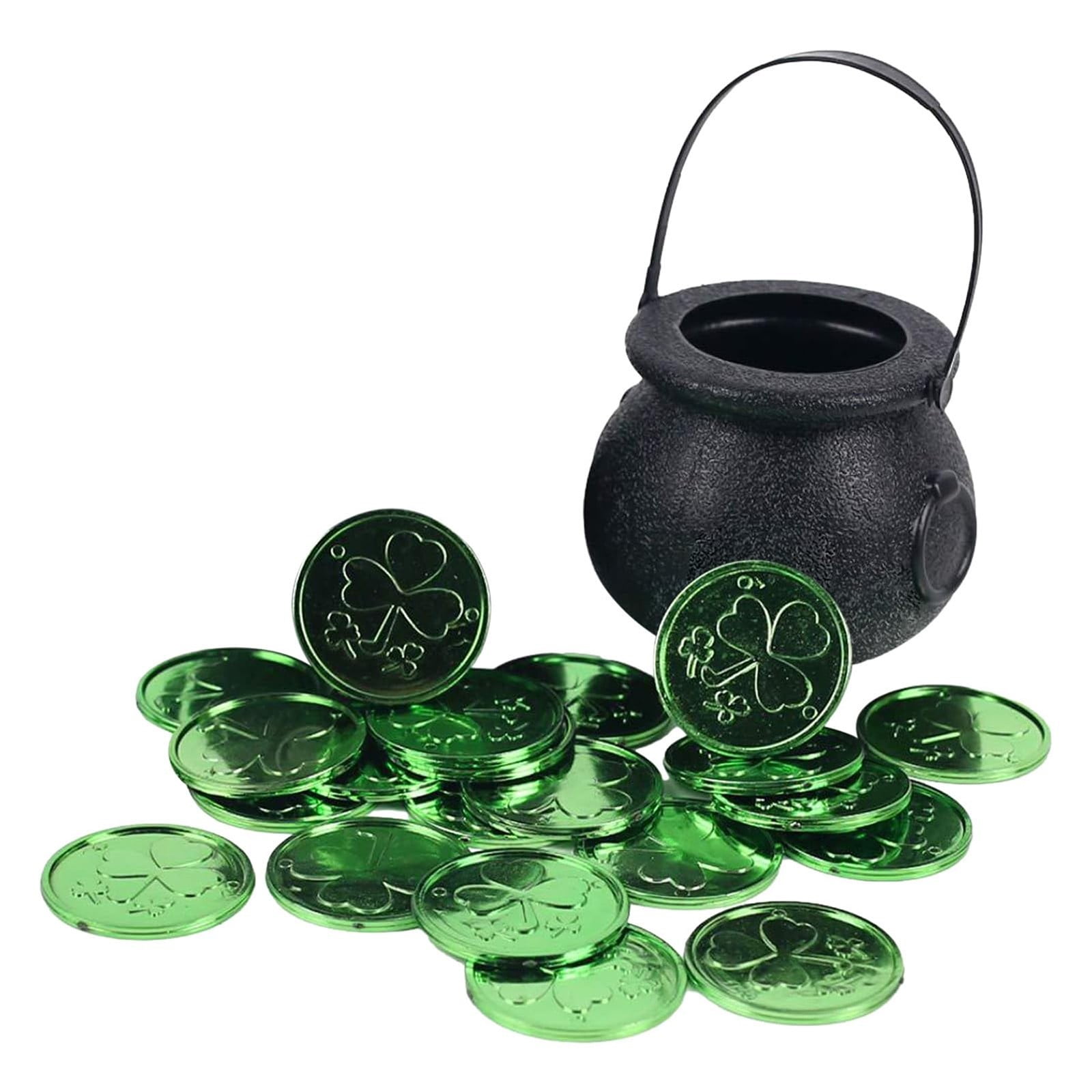 Alofun Flash Deals! St Patricks Day Decorations Home Decor St. Day Coiins Pots Attractive Black ...
