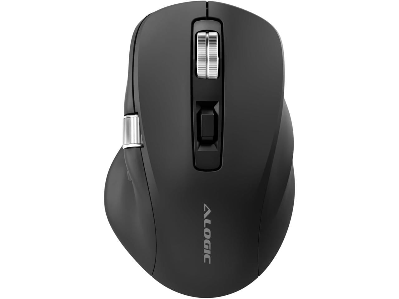Alogic AMBT7KBK Bluetooth USB-C Rechargeable 7-Button Mouse - Walmart ...