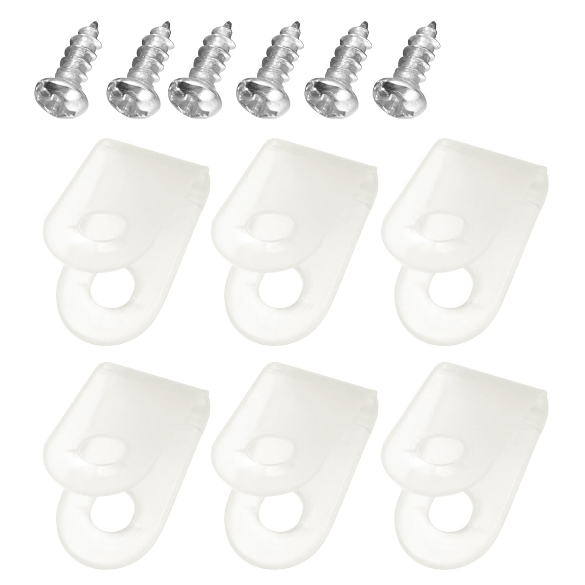 Aloha 100Pcs Electric Project Use R-type Wire Holder 3.3mm Cable Clamp ...