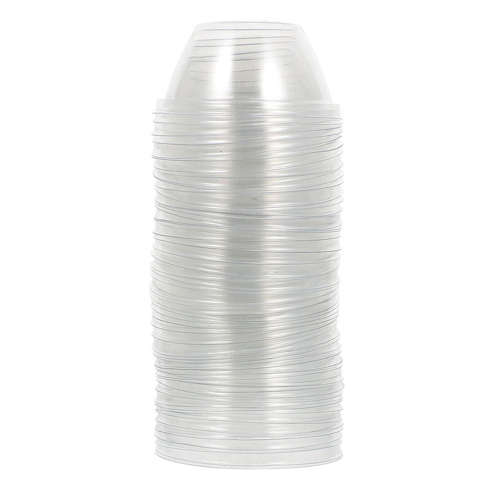 Aloha 100Pcs Transparent Garden Plant Protection Cloche Soilless Plant Growing Cover - Walmart.com