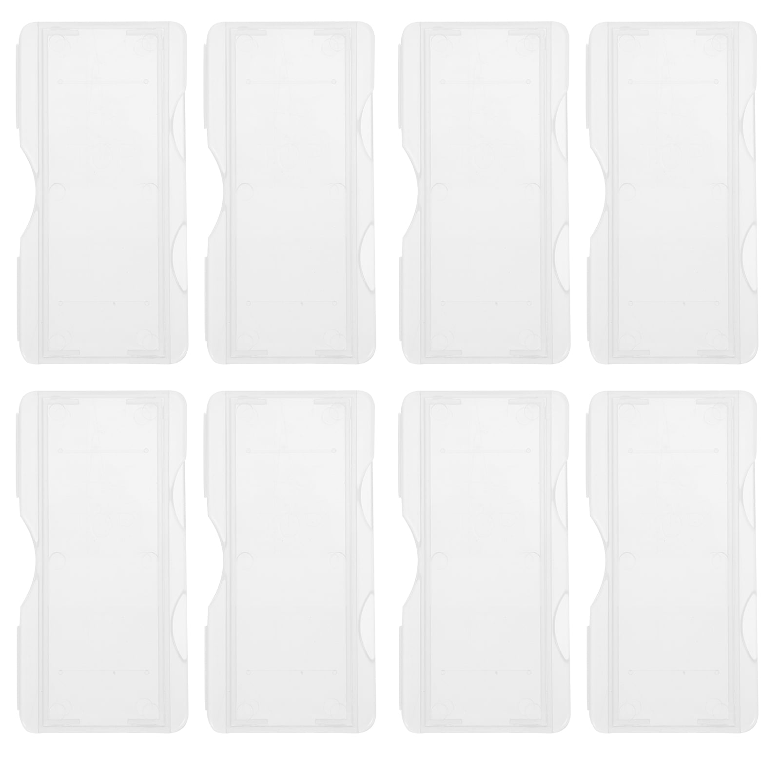 Aloha 100pcs Plastic Slide Storage Boxes Individual Microscope Slide ...