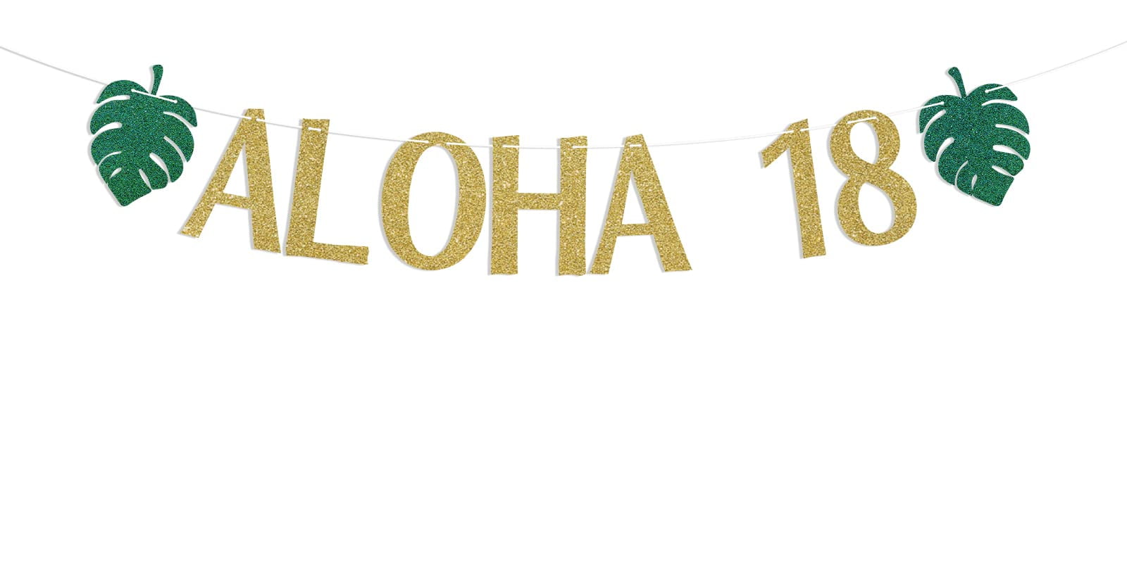 Aloha 18 Banner, Hawaiian Aloha Happy AFN118th Birthday Banner ...