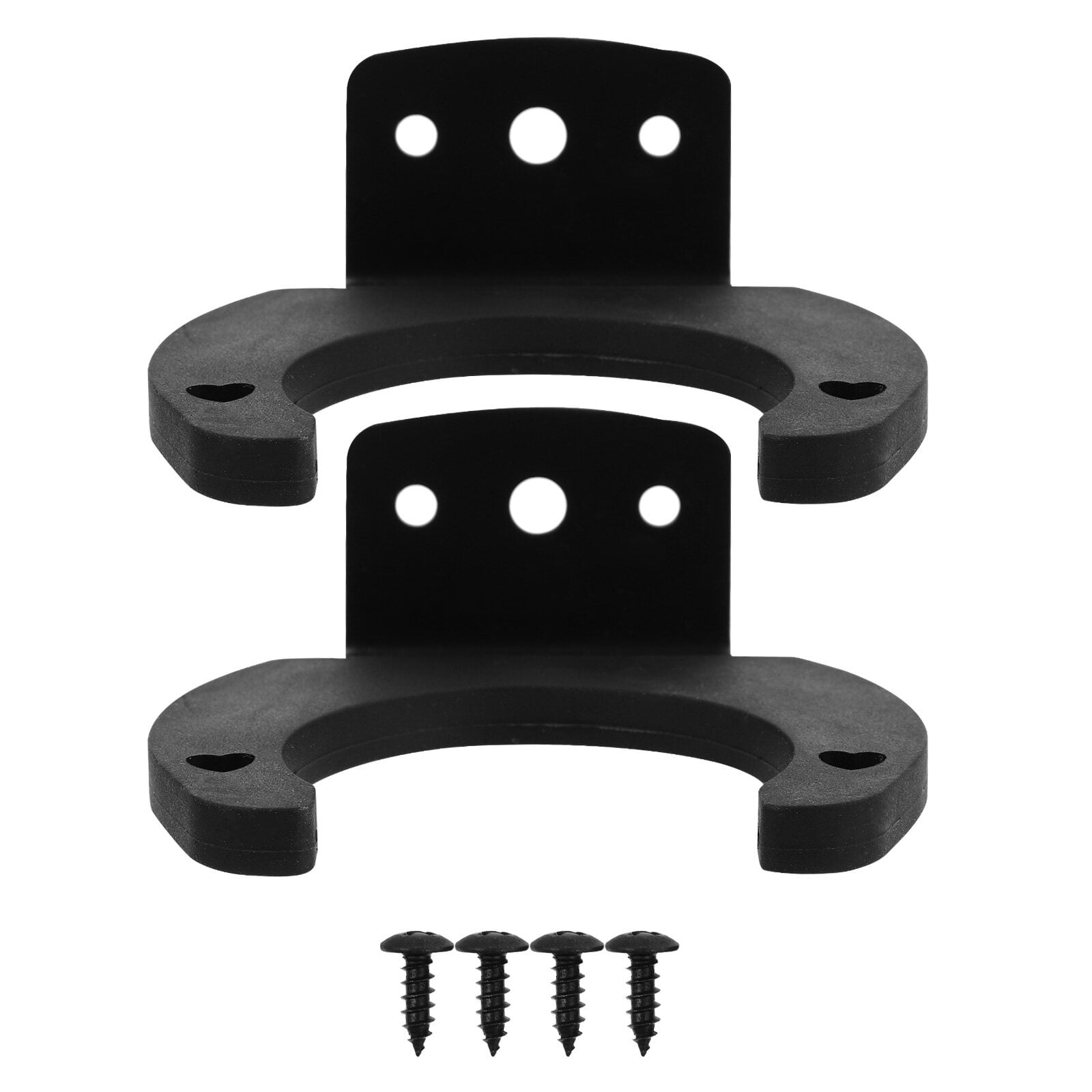 Aloha 2PCS Microphone Hook Metal Silicone Wall Mount Mic Clamp Stand ...