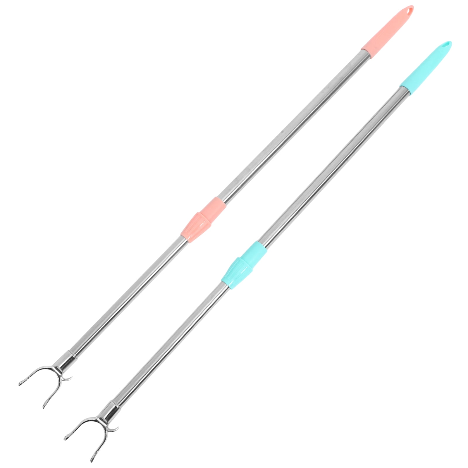 Aloha 2pcs Telescoping Clothes Reach Stick Clothes Reaching Pole ...