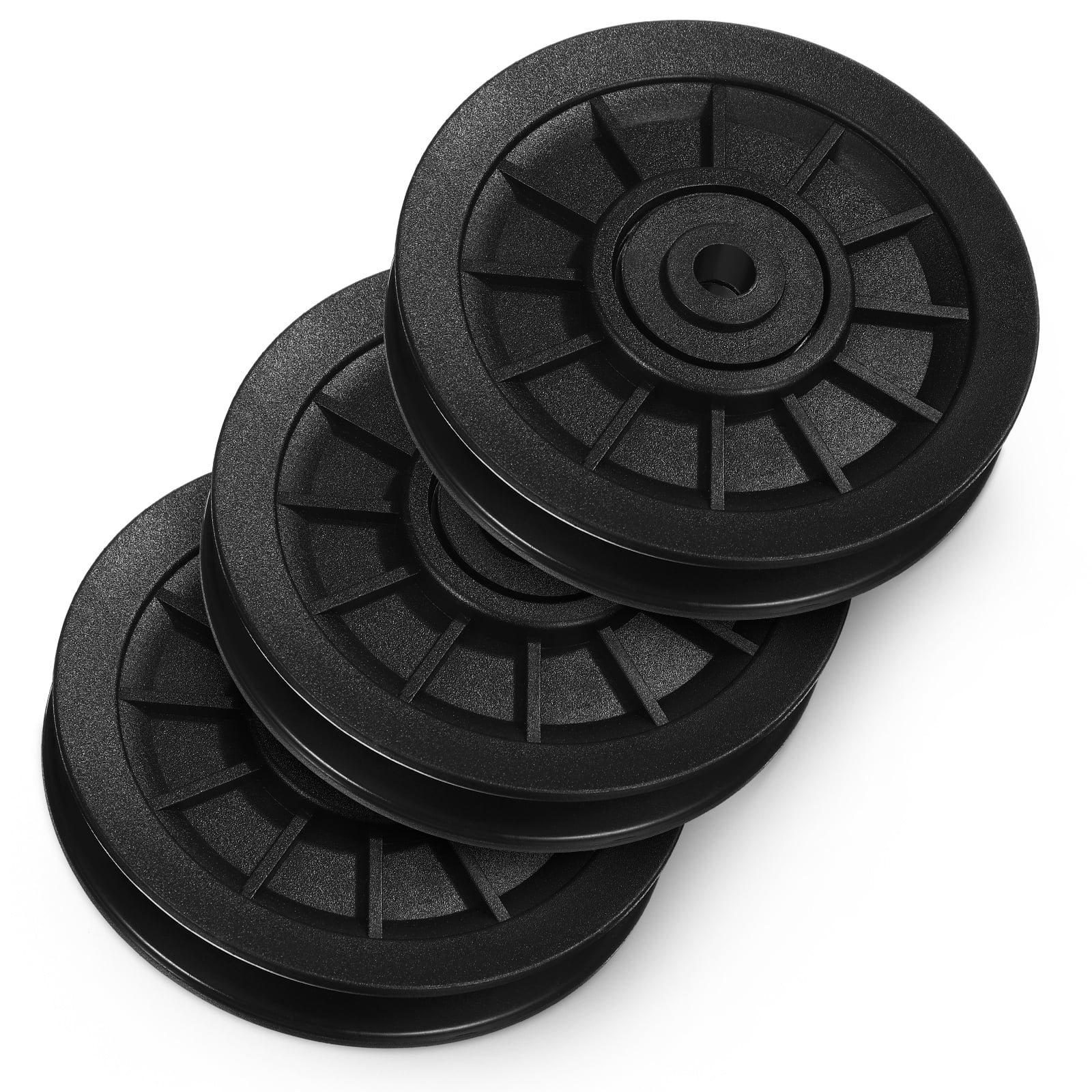 Raindrops Gym Pulley Wheel Pa6 3Pcs 4.06X4.06X0.71In - Walmart.com