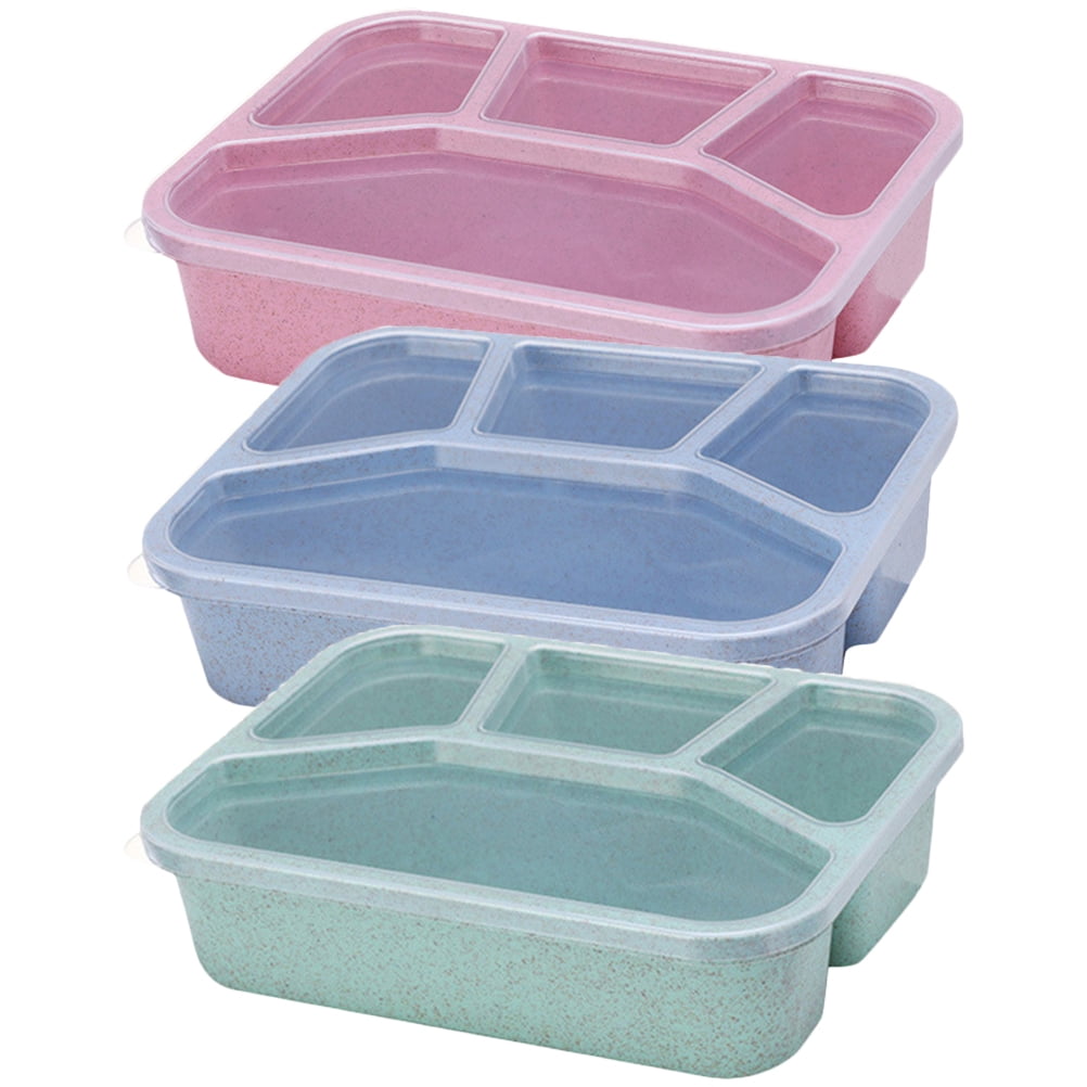 Aloha 3pcs Bento Box Lunch Box Reusable Meal Container with Lid Lunch ...
