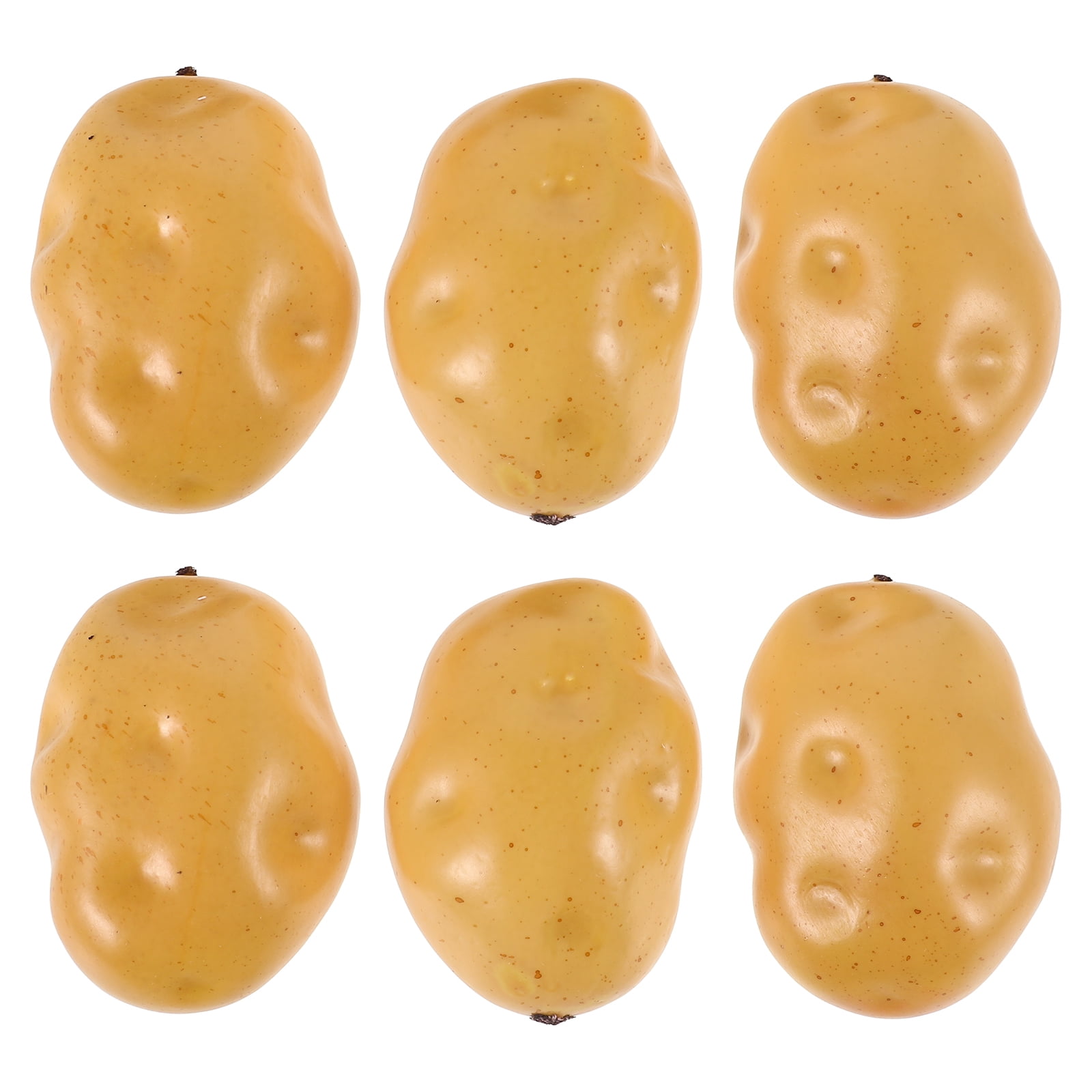 Aloha 6Pcs Foam Potato Model Simulated Potato Vegetable Model ...