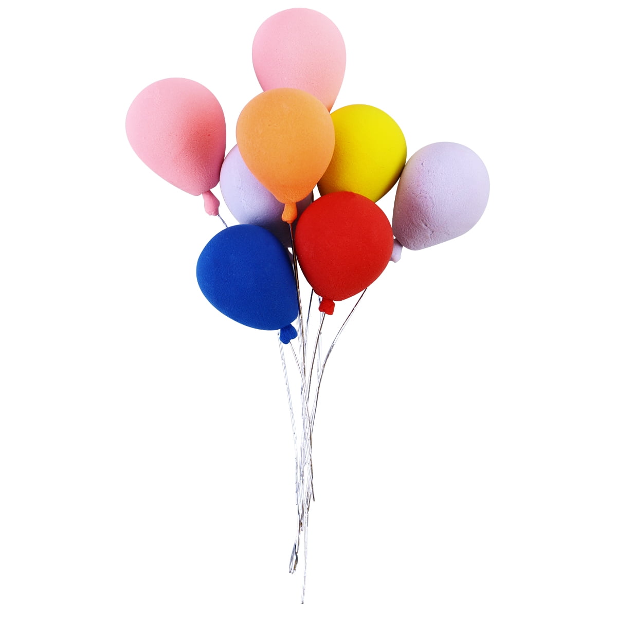 Aloha 8pcs 1/12 Mini House Miniature Balloons Decorative Balloons Doll ...