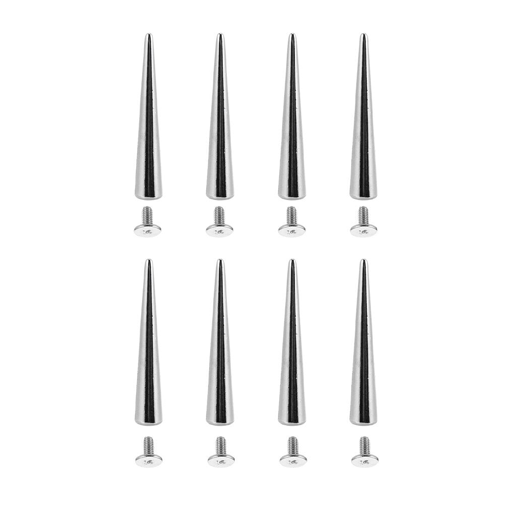 Aloha 8pcs Punk Spike Studs Screw Back Leather Rivets DIY Cone Studs ...