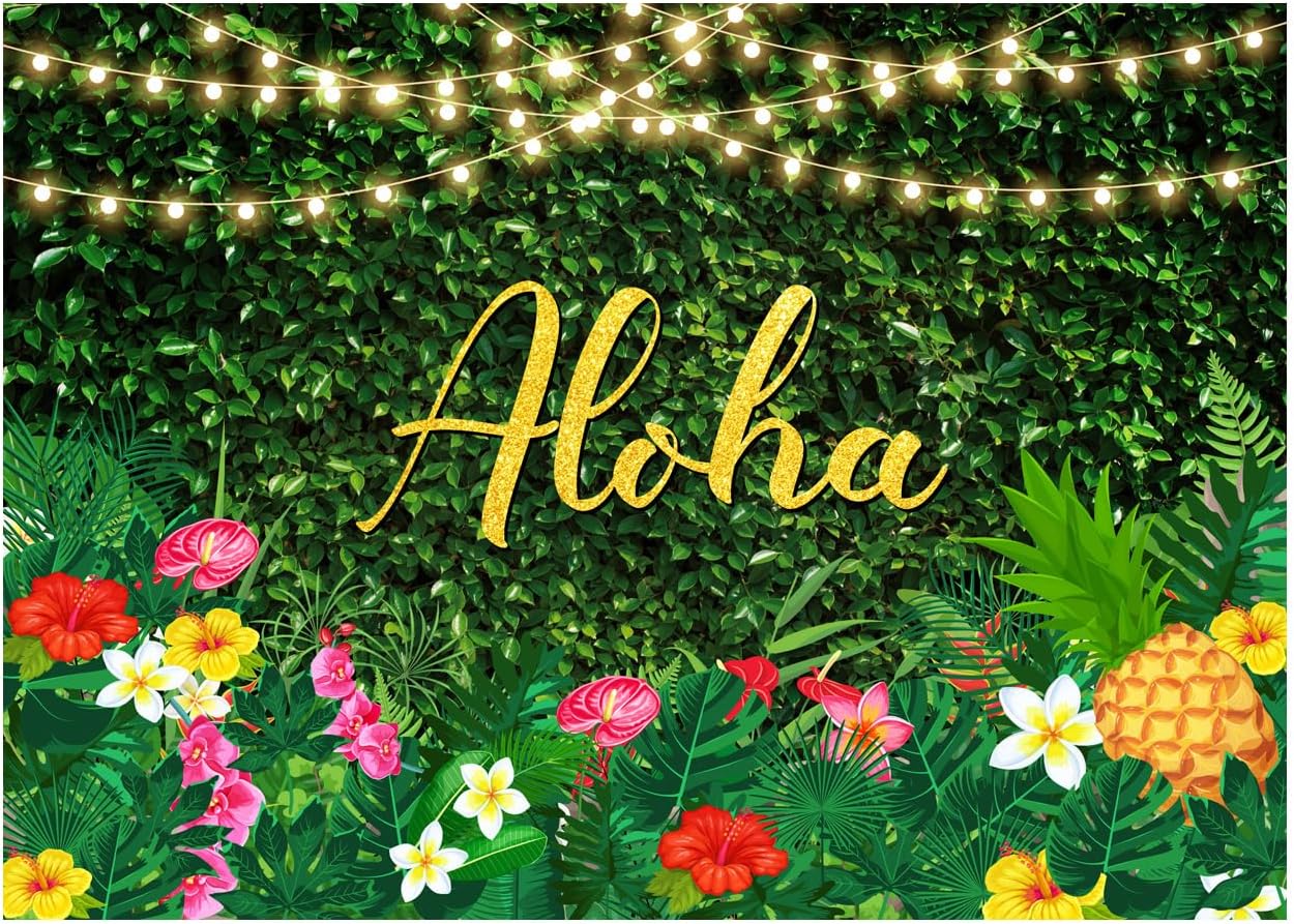Aloha Backdrop Luau Backdrop Hawaiian Backdrop Aloha Backdrop Luau ...