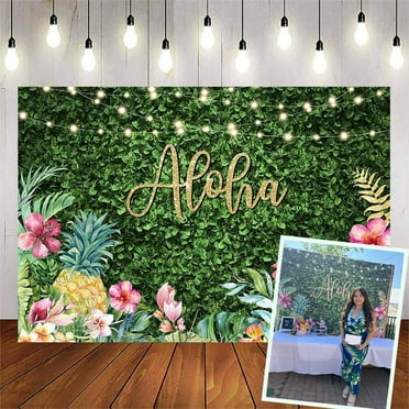 7×5FT Tropical Luau Backdrop Summer Hawaii Beach Backdrop Surfboard ...