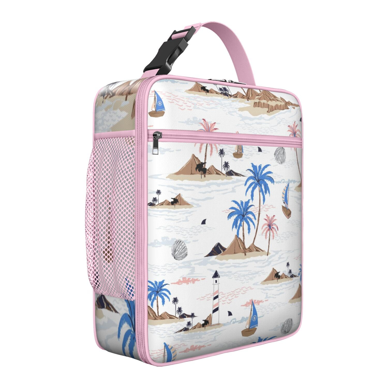 Aloha Beach Vacation Exotic Insulated Lunch Bag Hawaiian Tropical ...
