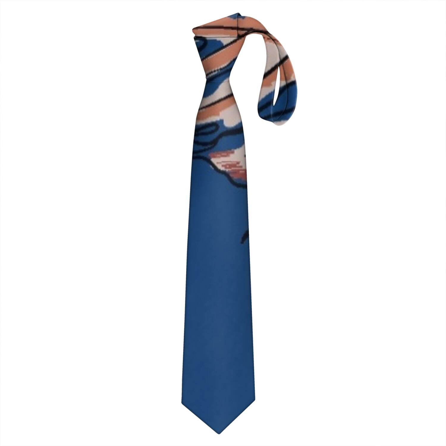 Aloha Beach Vacation Men's Necktie - Elegant Satin Wedding Tie for ...