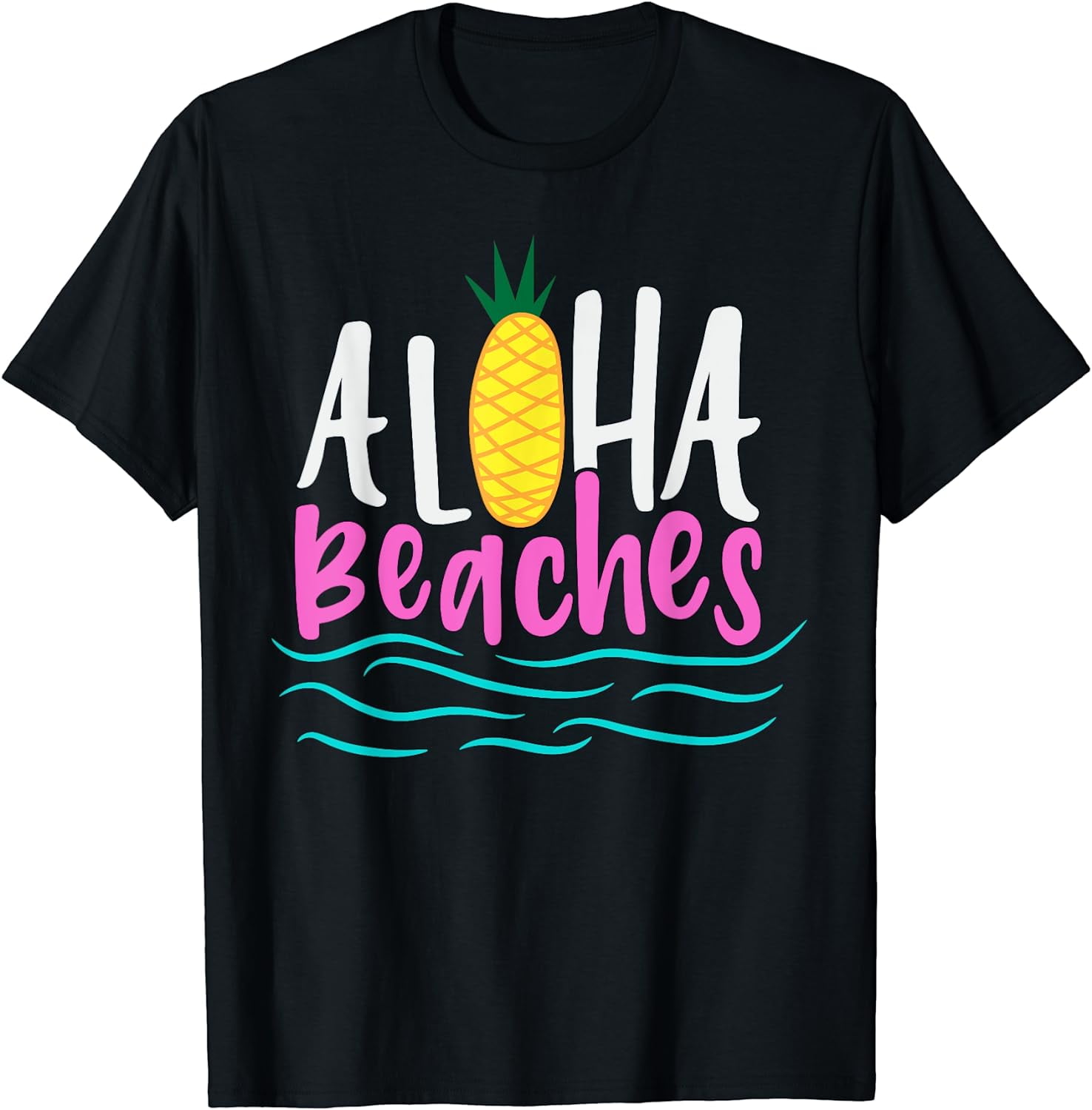 Aloha Beaches | Hawaii Beach Summer Vacation Men Women Gifts T-Shirt ...