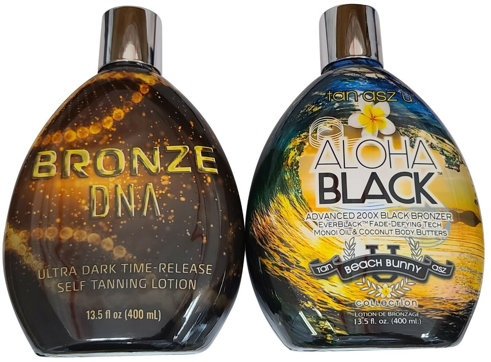 Aloha Black 200X Dark Bronzer & Self Tanning Lotion Sunless Tanner ...