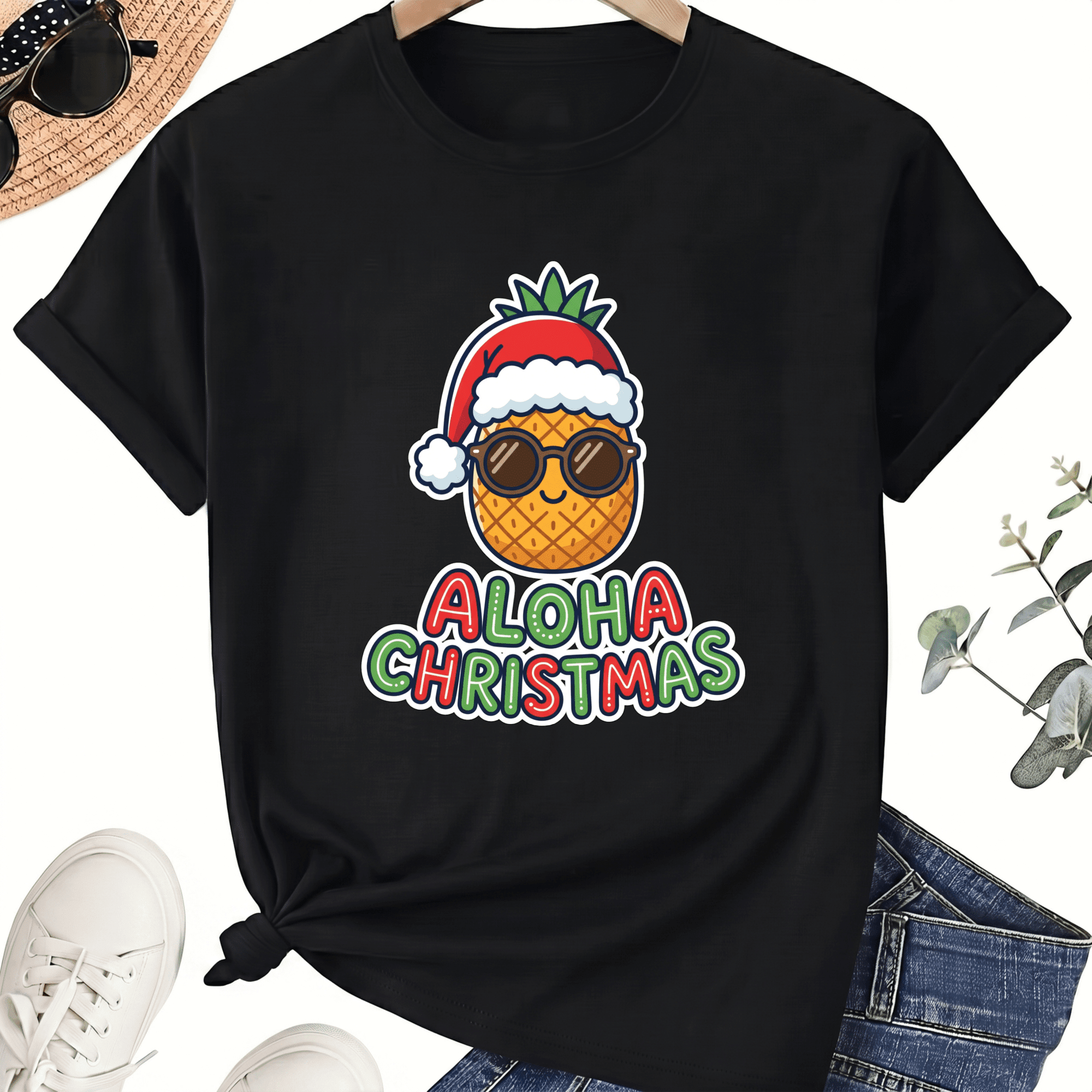 Aloha Christmas Shirt For Christmas In July, Tropical Beach Holiday ...