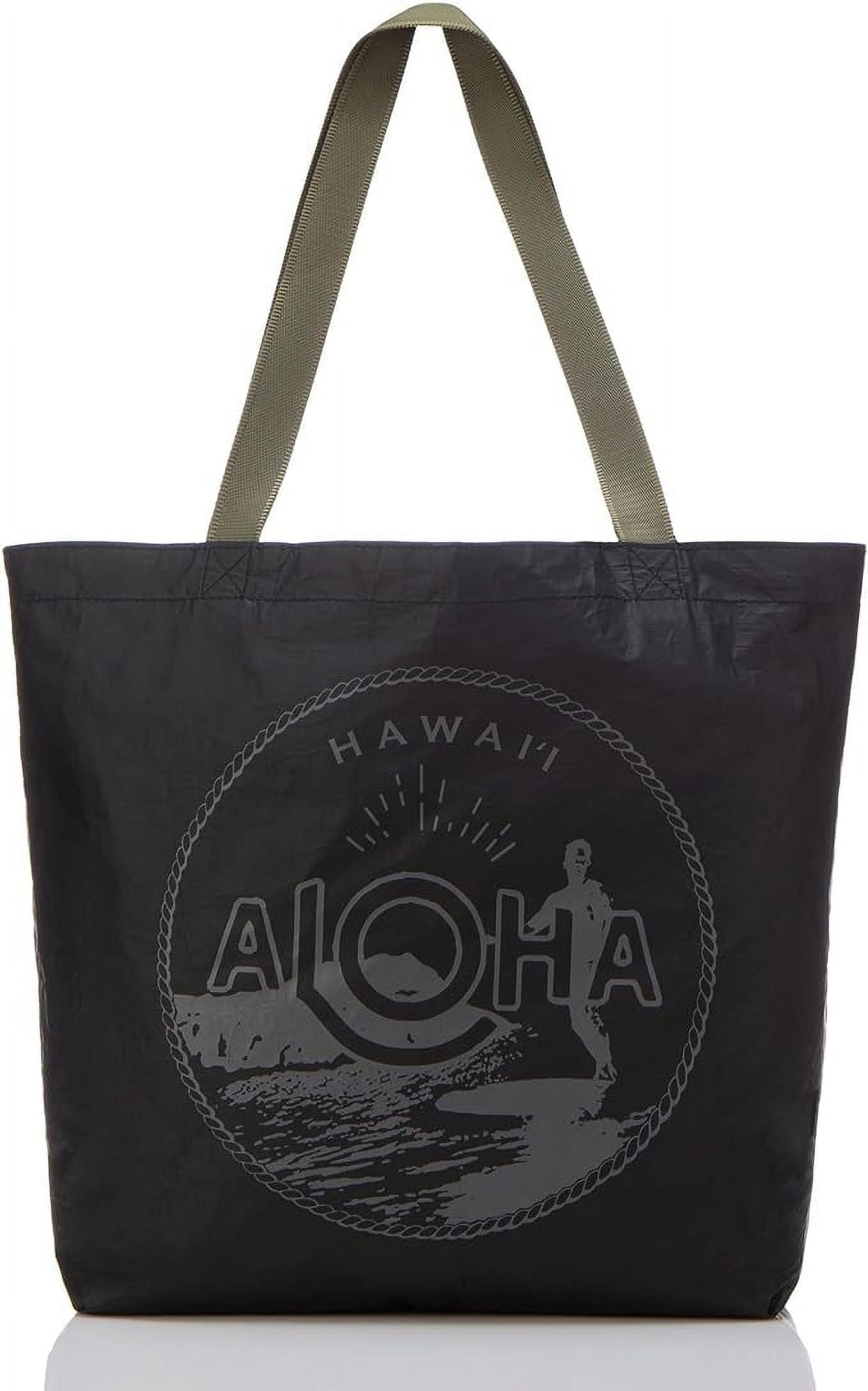 Aloha Collection Reversible Lightweight Splash-proof Beach Tote Bag ...