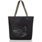 Aloha Collection Reversible Lightweight Splash-proof Beach Tote Bag ...