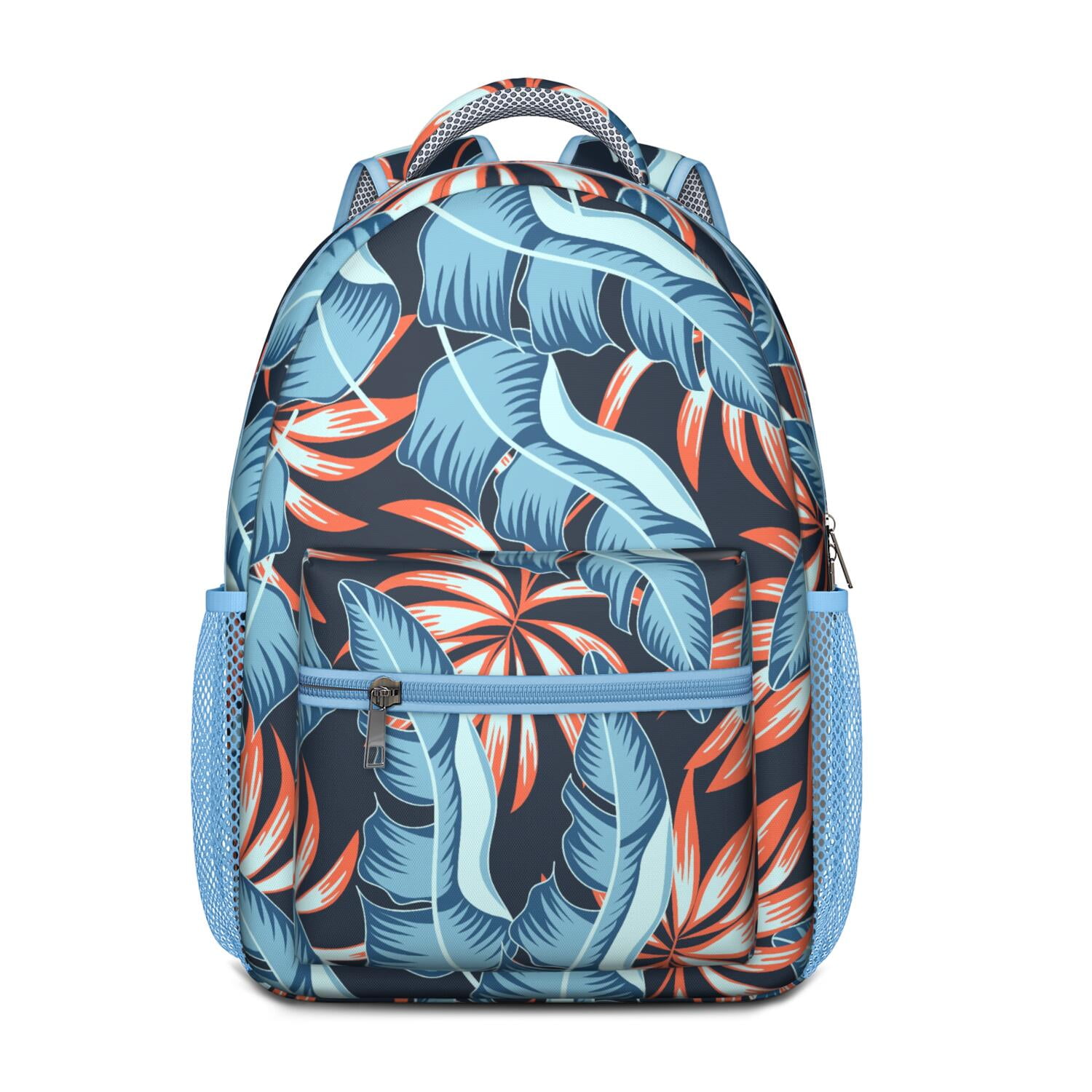 Aloha Floral Waterproof Backpack - Palm Leaf Inspired Design with ...