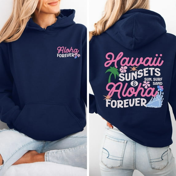 Aloha Forever Hawaii T-Shirt, Beach Vibes Beach Lover Gift, Summer T ...