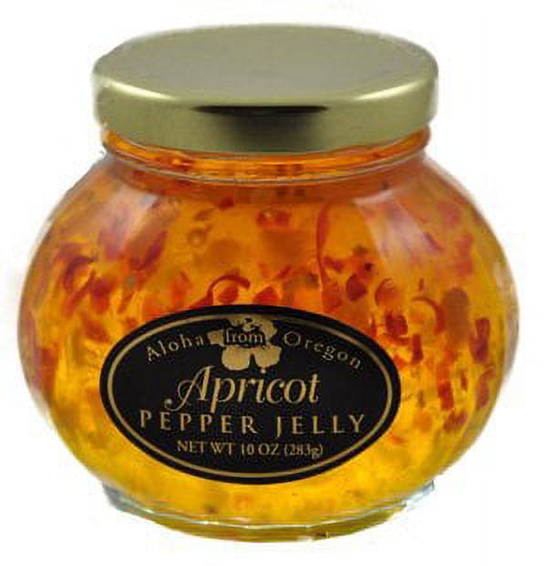 Aloha From Oregon Apricot Pepper Jelly in a 10 Ounce Glass Jar ...