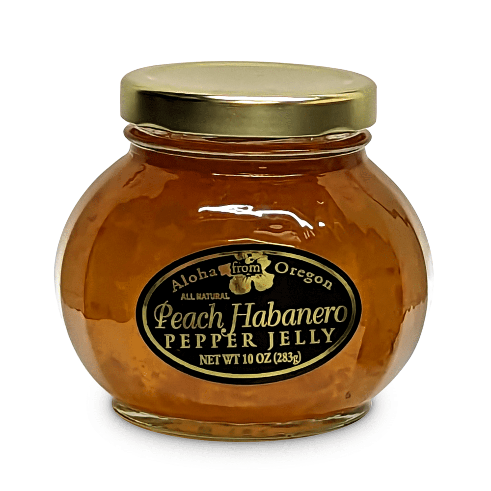 Aloha From Oregon Pepper Jelly, All Natural Peach Habanero (921411 ...