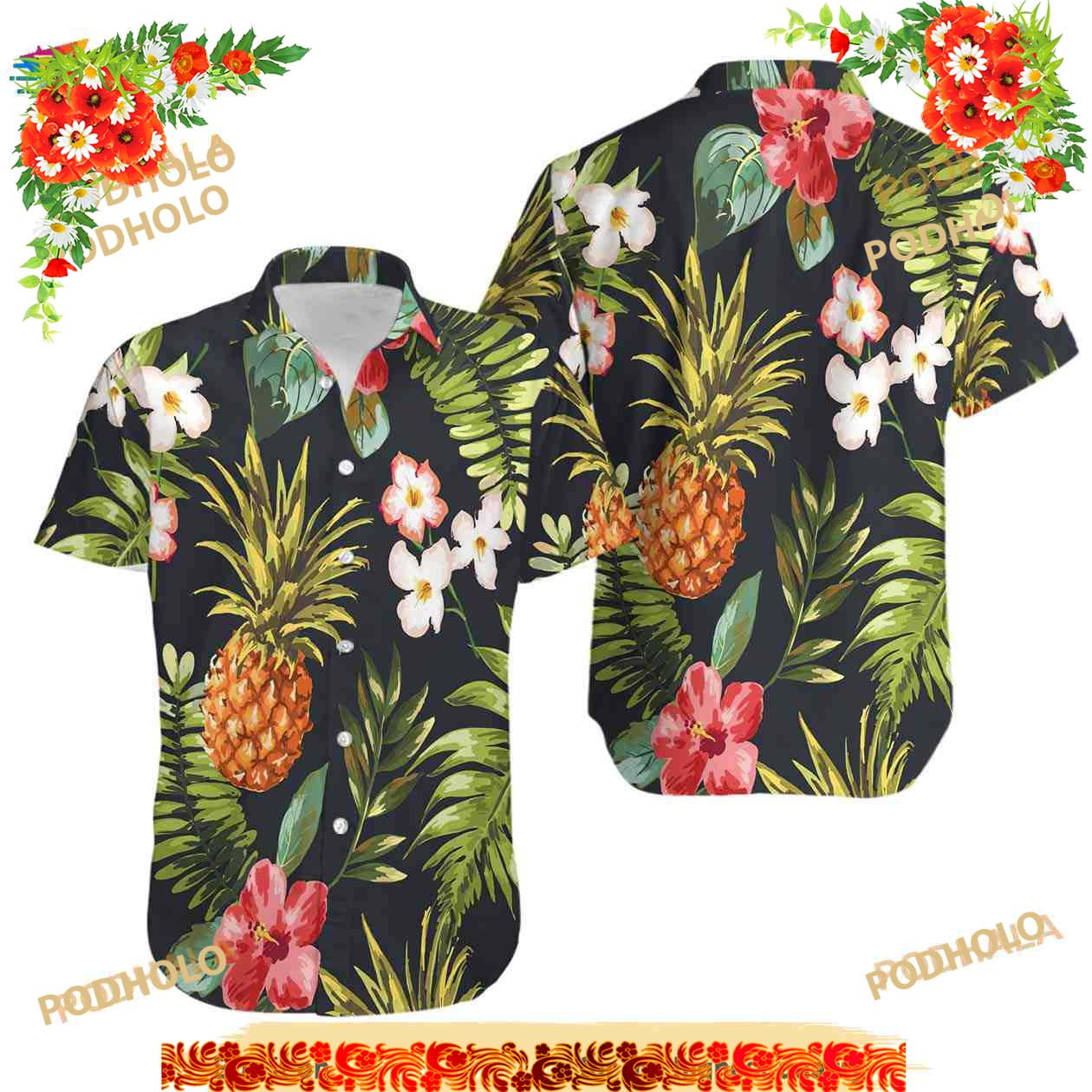 Aloha Fruit Flower Trending Hawaiian Shirt, Summer Vacation Gift ...