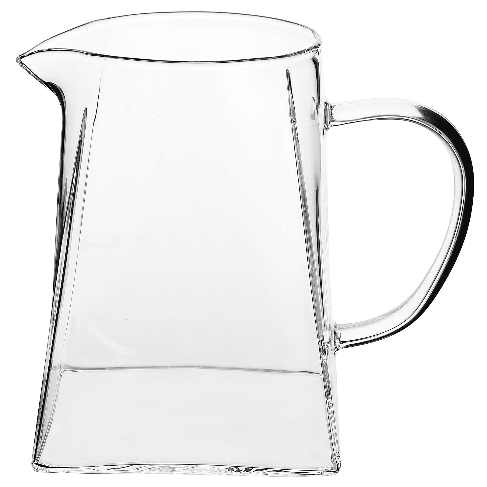 Aloha Glass Teapot Transparent Square Glass Tea Dispenser with Handle ...
