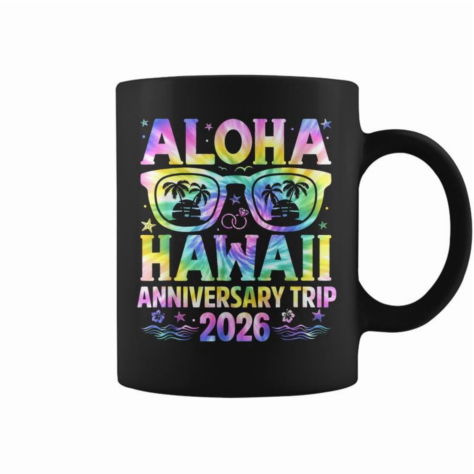 Aloha Hawaii Anniversary Trip 2026 Couple Matching Vacation Coffee Mug ...