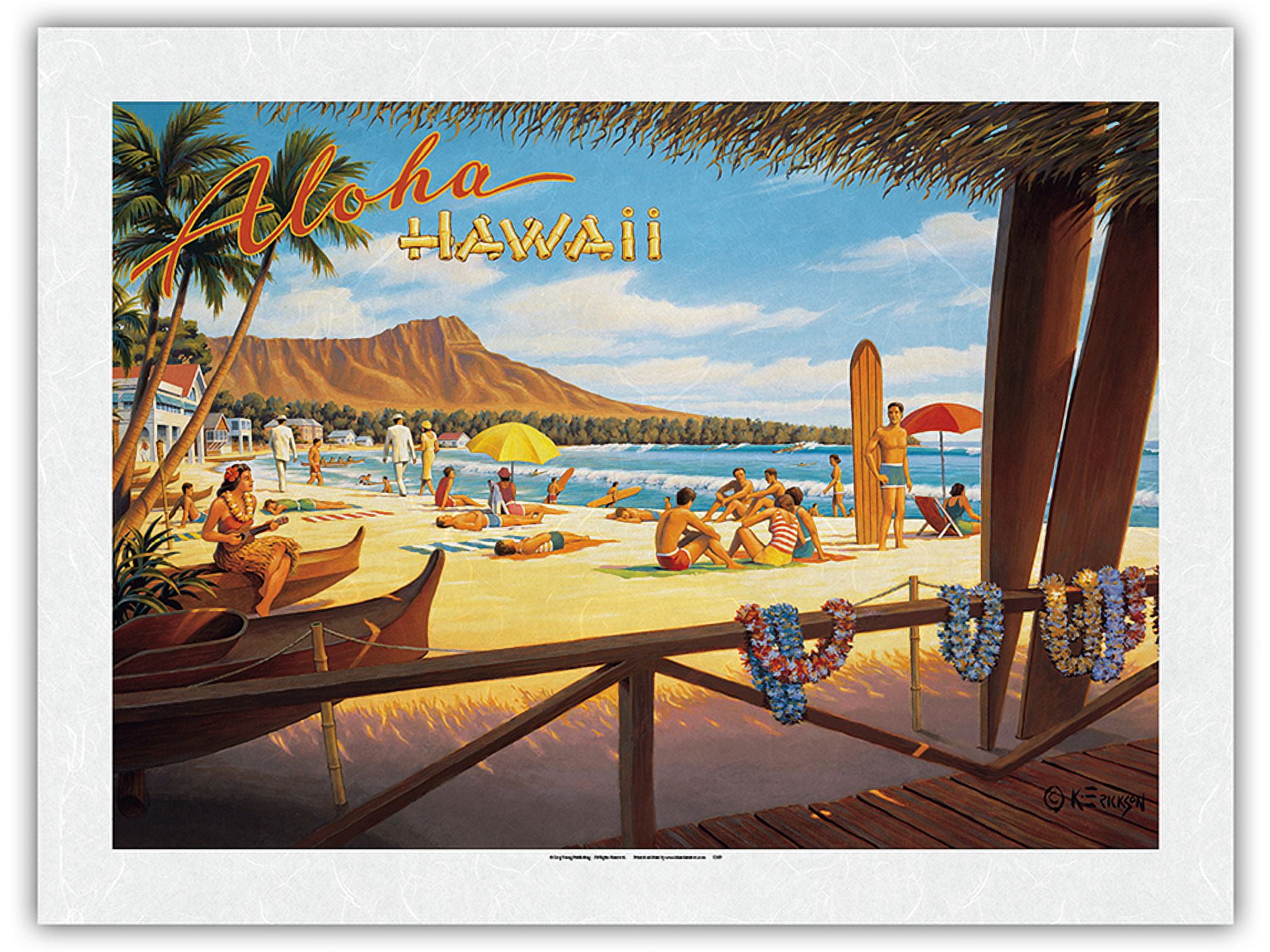 Aloha Hawaii - Diamond Head Crater - Royal Hawaiian Hotel - Waikiki ...