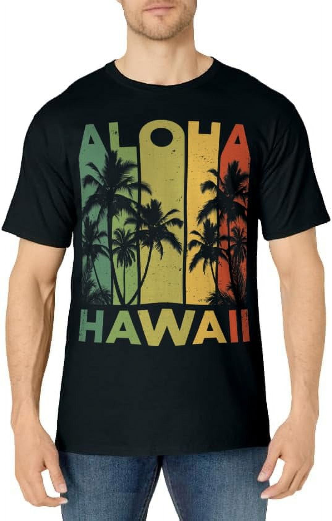Aloha Hawaii Hawaiian Island Retro Vintage 1980s Throwback T-Shirt ...