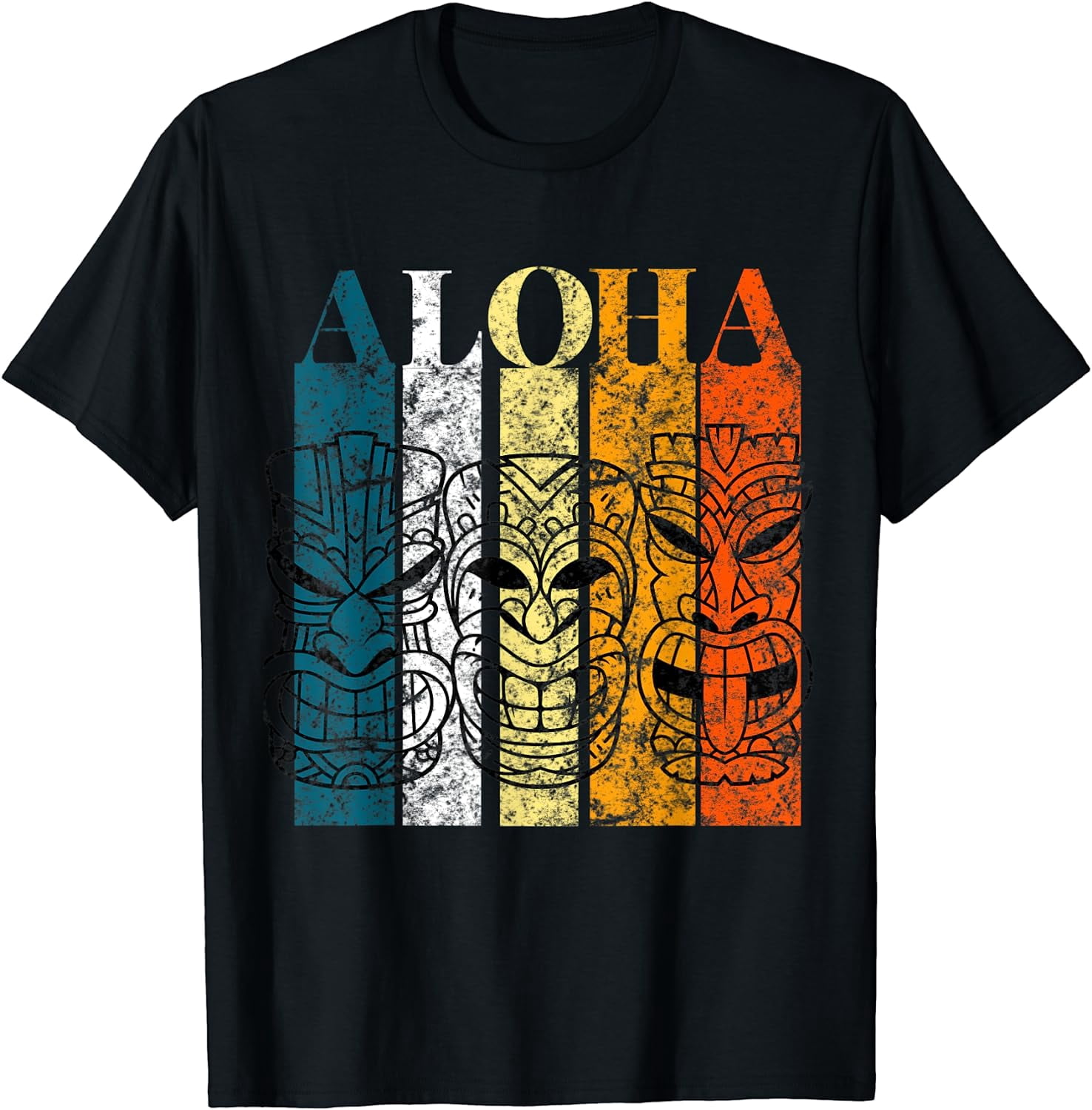 Aloha Hawaii Theme Vacation Vintage Beach T-Shirt - Walmart.com