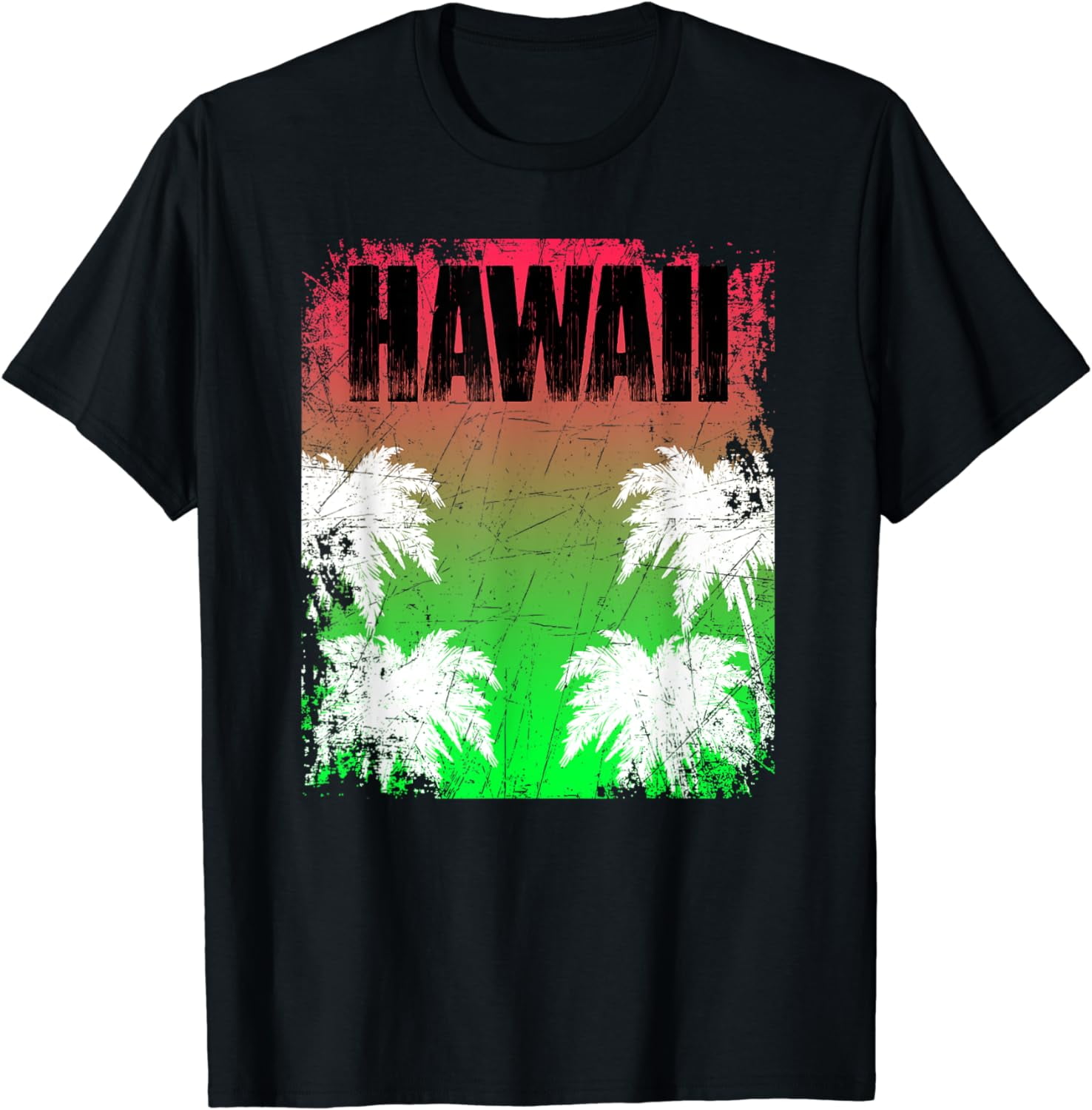Aloha Hawaiian 1980s Throwback - 80's Beach Summer T-Shirt - Walmart.com