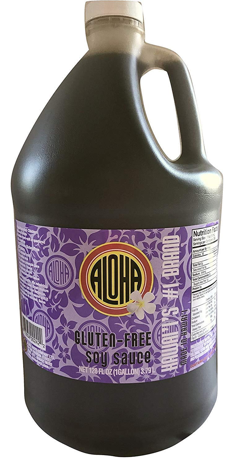Aloha Hawaiian Shoyu Soy Sauce 1 Gallon (Choose from Regular, Low ...