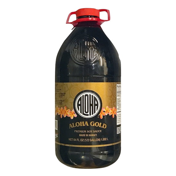 Aloha Hawaiian Shoyu Soy Sauce, 64 Ounce, Choose from 6 Varieties ...