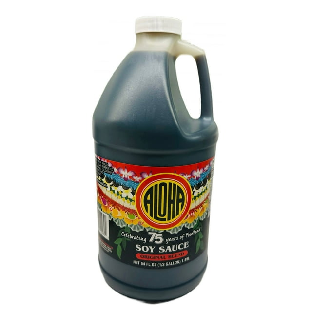 Aloha Hawaiian Shoyu Soy Sauce 64 Ounce (Choose from 6 Varieties ...