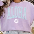 Aloha Hibiscus TShirt Distressed Print Beachy Boho - Walmart.com