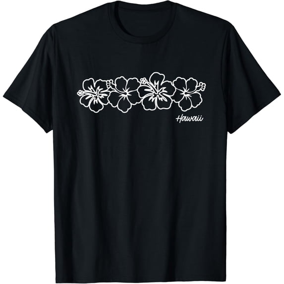 Aloha Hibiscus Tropical Beach Graphic T-Shirt - Walmart.com