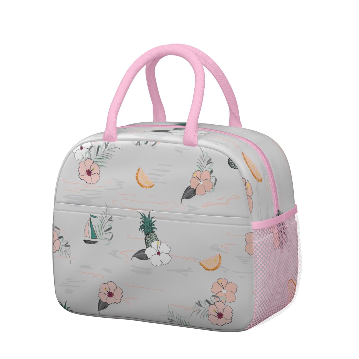 Aloha Insulated Lunch Box - Tropical Hawaiian Island Reusable Lunch Bag ...