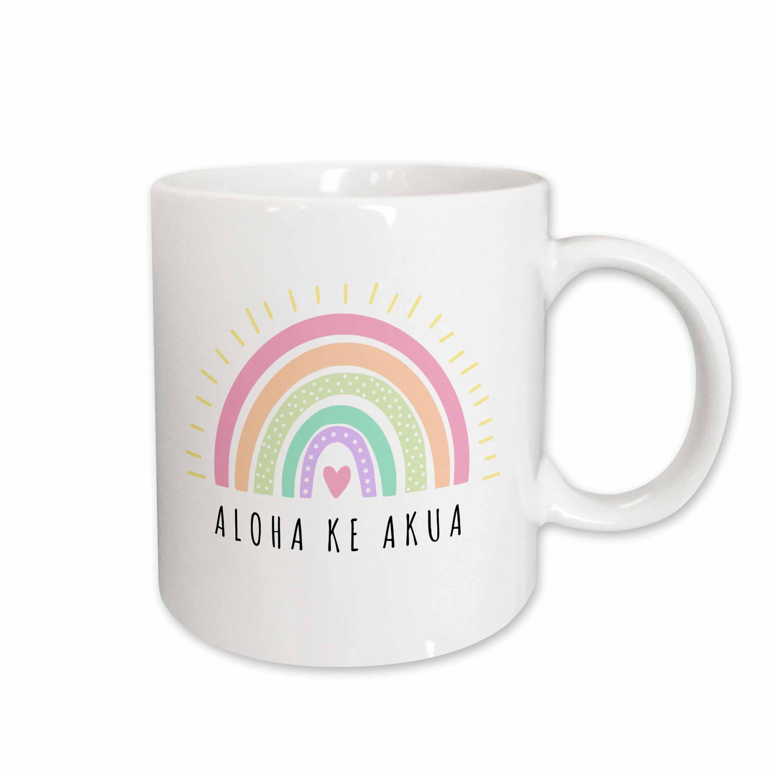 3drose, Aloha Ke Akua Hawaiian Breath of Life Love of God Pastel Boho ...