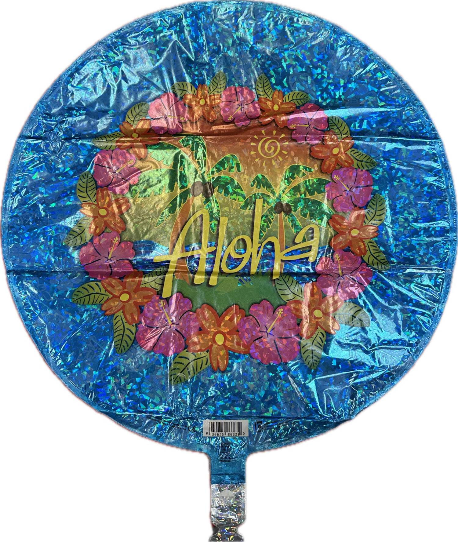 Aloha Luau Party 18 Inch Foil Mylar Balloon [86328] - Walmart.com