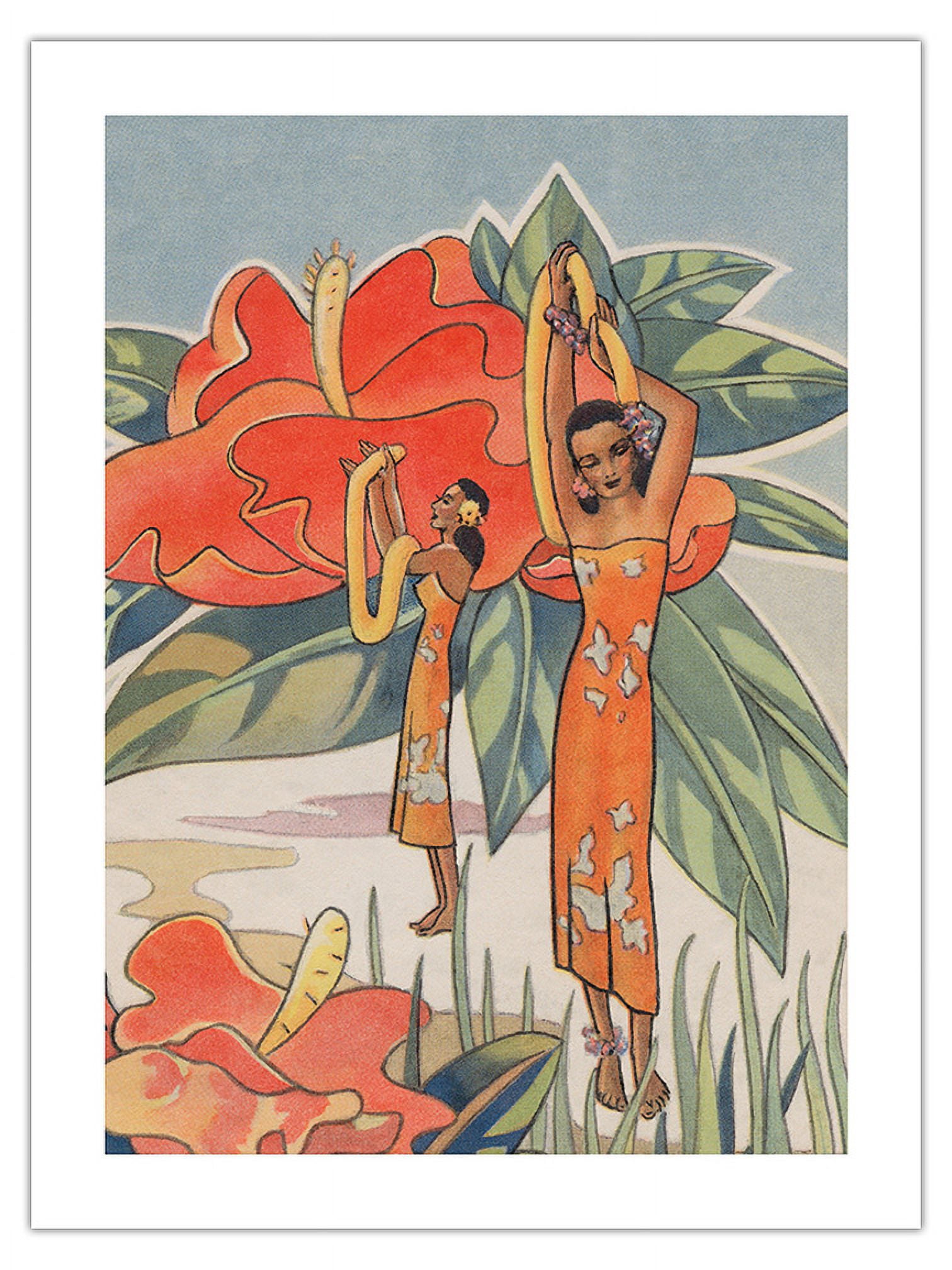Aloha Nui From Hawaii - Hawaiian Hula Dancers - Vintage Hawaiian ...