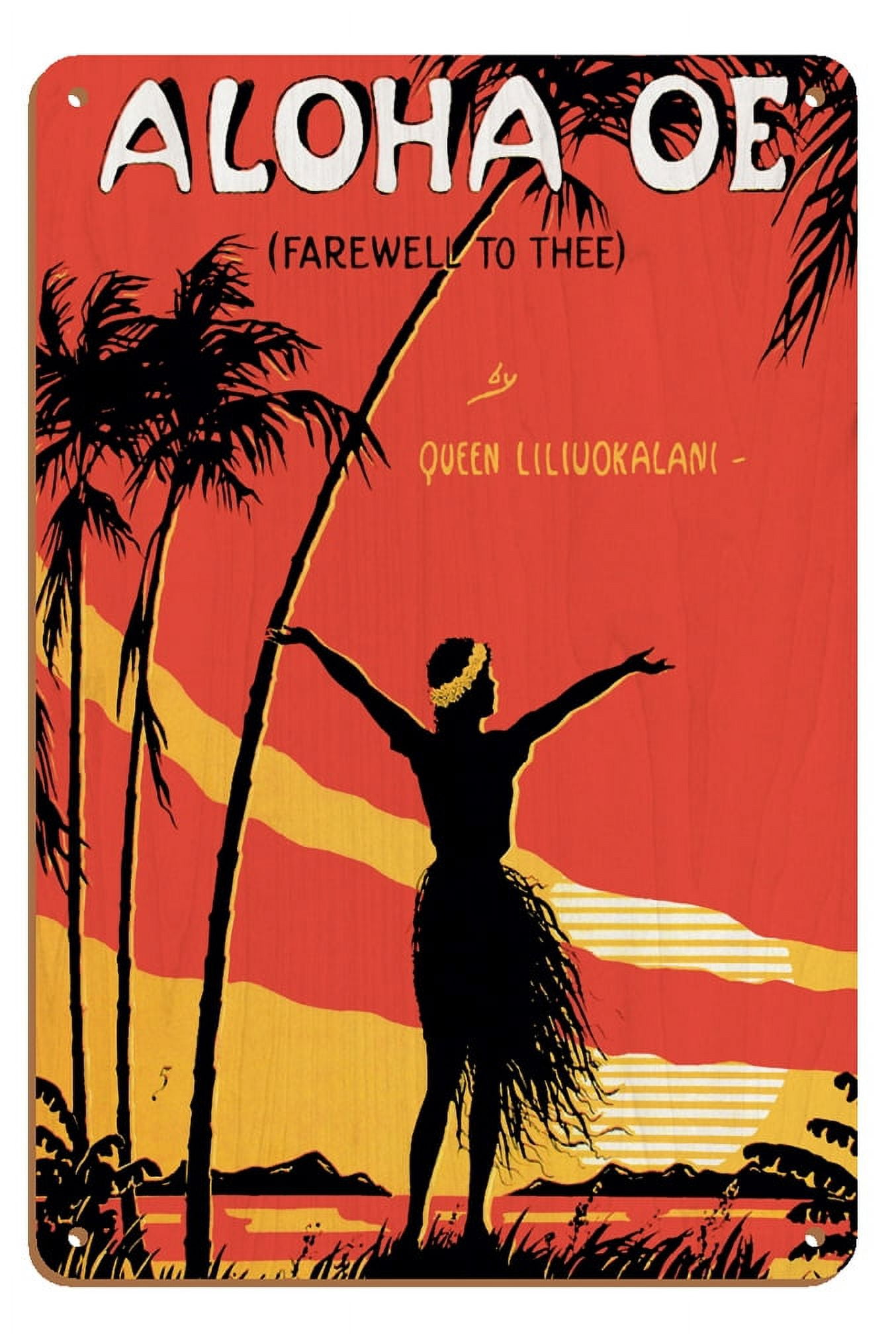 Aloha Oe (Farewell to Thee) - Famous Song Written by Queen Lili ...
