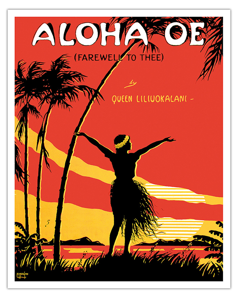 Aloha Oe (Farewell to Thee) - Famous Song Written by Queen Lili ...