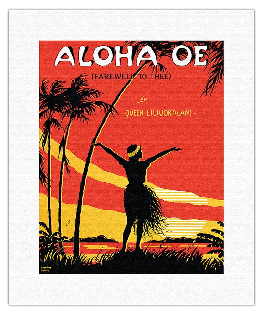 Aloha Oe (Farewell to Thee) - Famous Song Written by Queen Lili ...