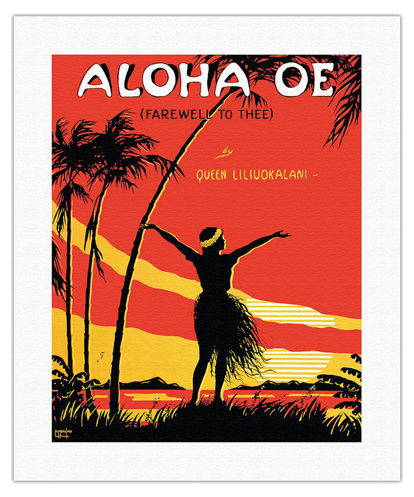 Aloha Oe (Farewell to Thee) - Famous Song Written by Queen Lili ...