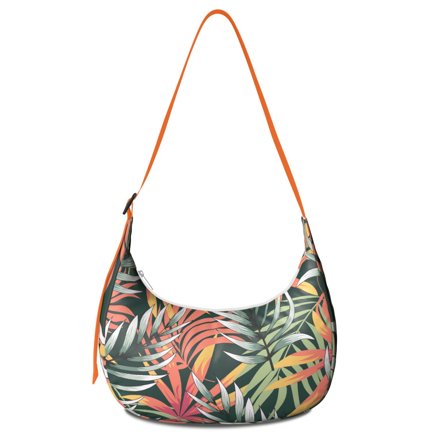 Aloha Palm Inspired Crossbody Bag for Women Hawaiian Jungle Leaves ...