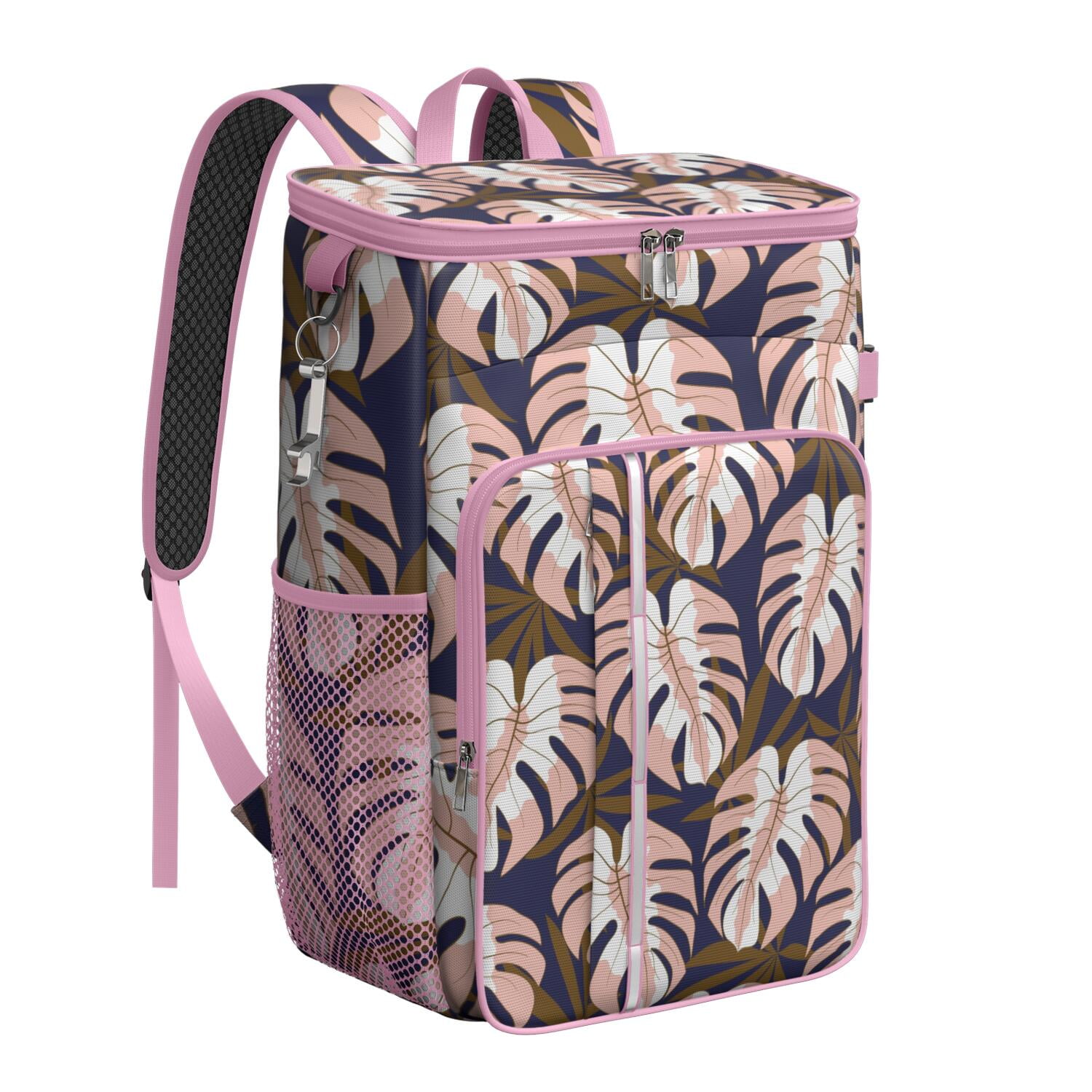 Aloha Palm Leaf Cooler Backpack, Leakproof Insulated Lunch Backpack ...