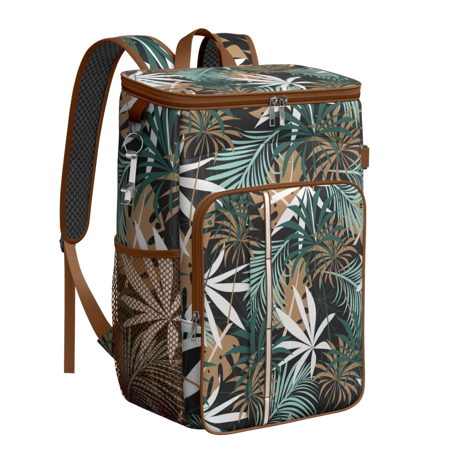 Aloha Palm Leaf Cooler Backpack, Leakproof Insulated Lunch Backpack ...