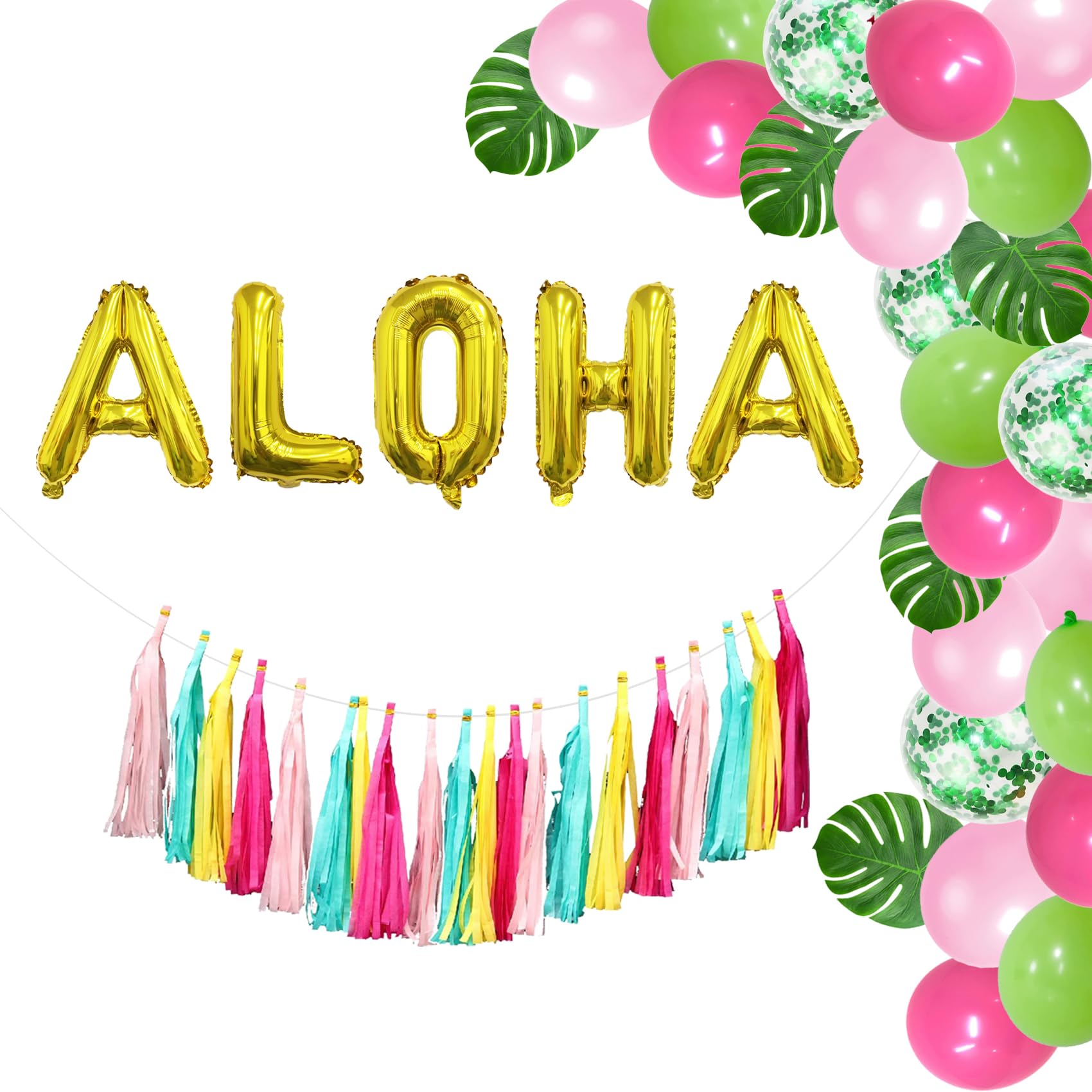Aloha Party Luau Party Hawaiian Party Supplies Beach Tropical Party ...
